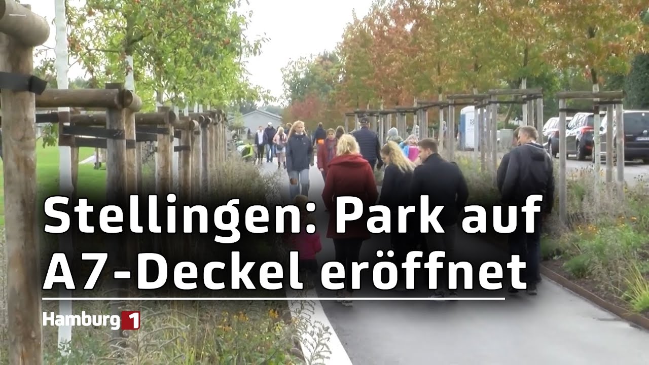 Hamburg-Stellingen: Grüne Krone für A7-Deckel - YouTube