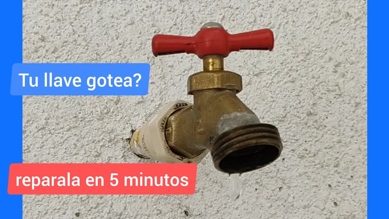Arreglar tu llave de agua 🌀🔧 - YouTube