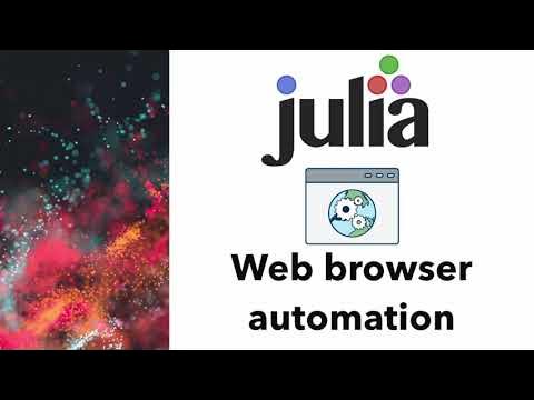 Web browser automation tutorial in Julia - YouTube