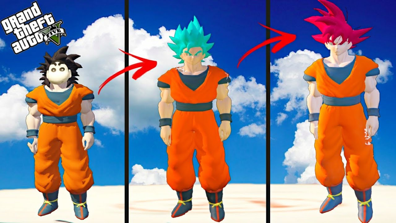 UPGRADING SHINCHAN INTO GOKU AND FIGHTING WITH EVIL GOKU IN GTA 5 | GTA ...