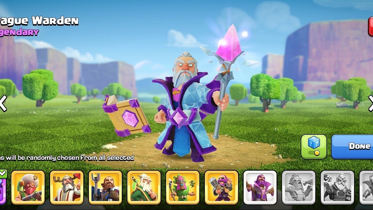 League Grand warden Legendary Skin (Clash of clans) - YouTube