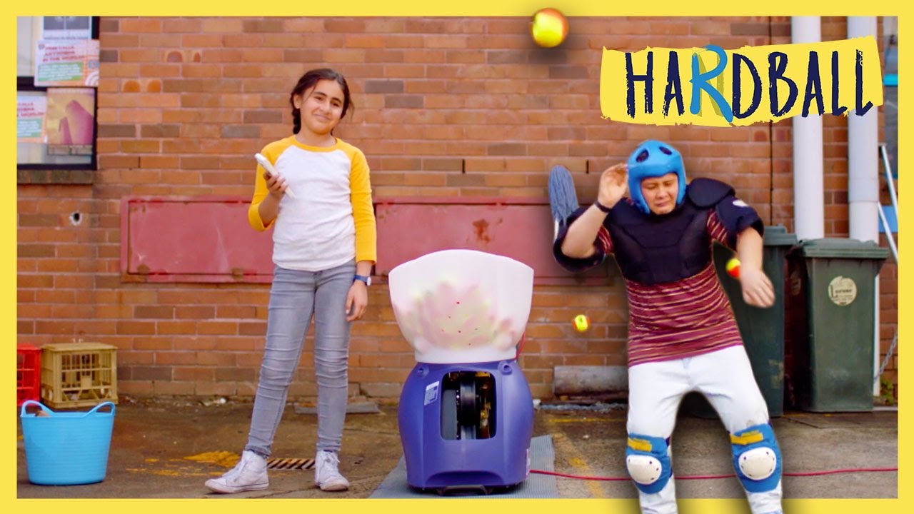 Mikey vs. Salwa’s Ultimate Dodgeball Machine 💥 | Hardball - YouTube