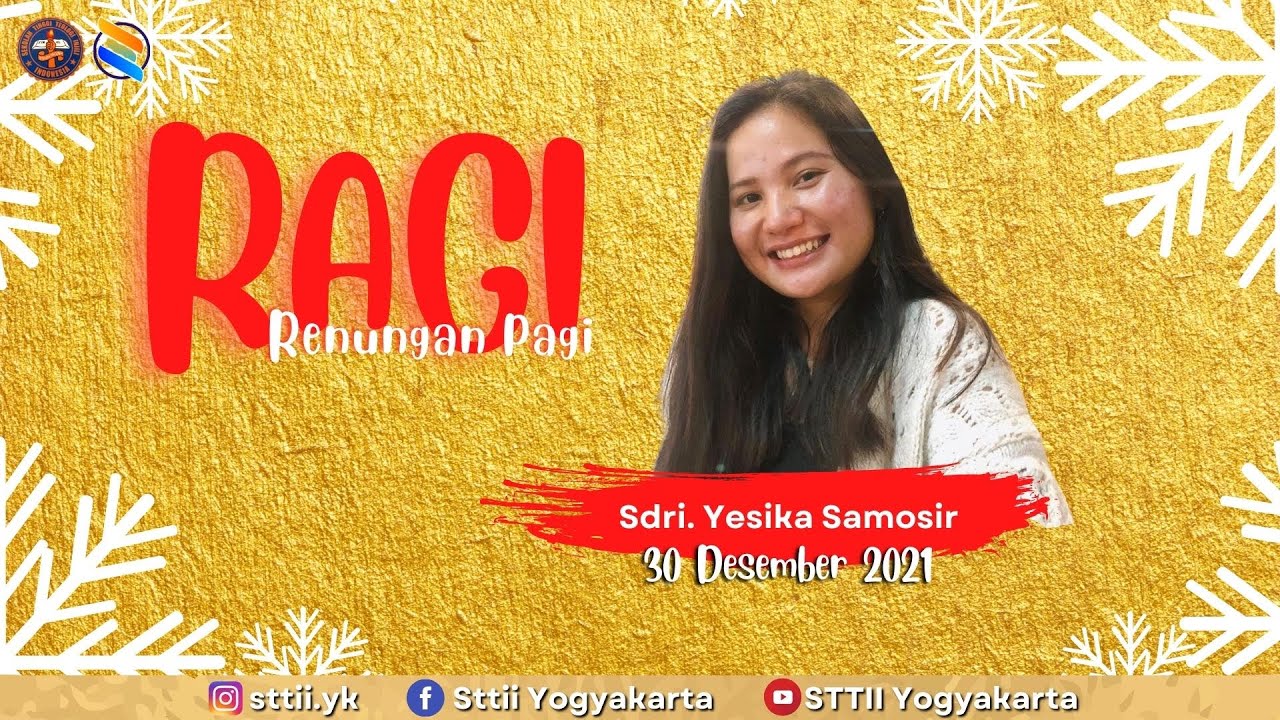 RAGI (Renungan Pagi) - Sdri. Yesika Samosir - YouTube