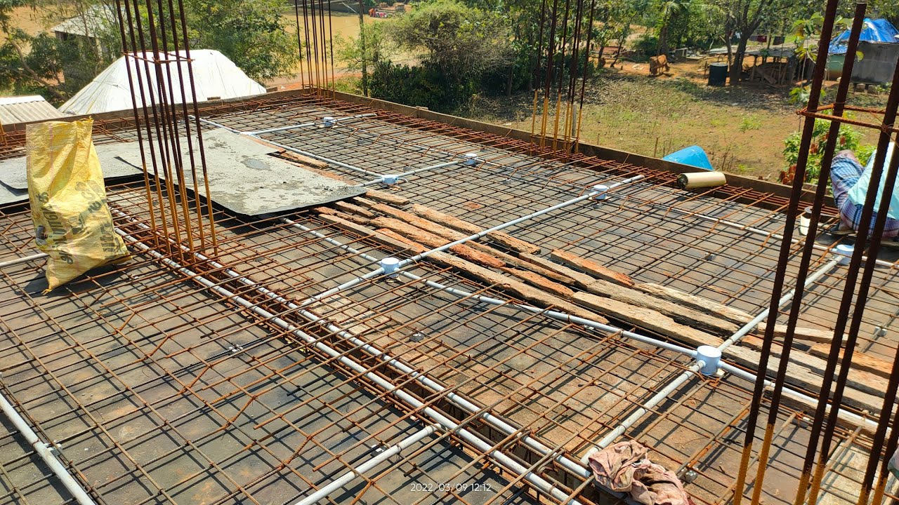 one way slab steel details - YouTube