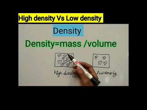 Density (High density Vs Low density) #shorts - YouTube