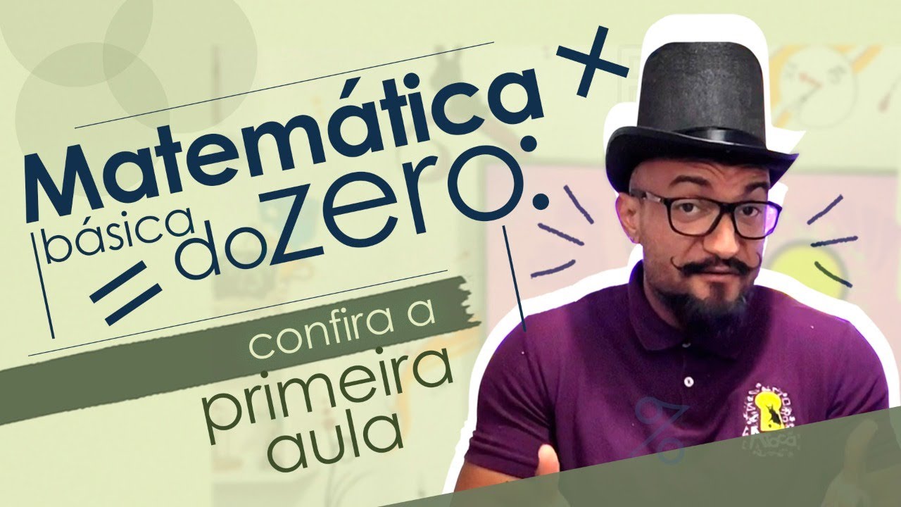Matemática básica do zero: na 1ª aula, professor explica números e ...