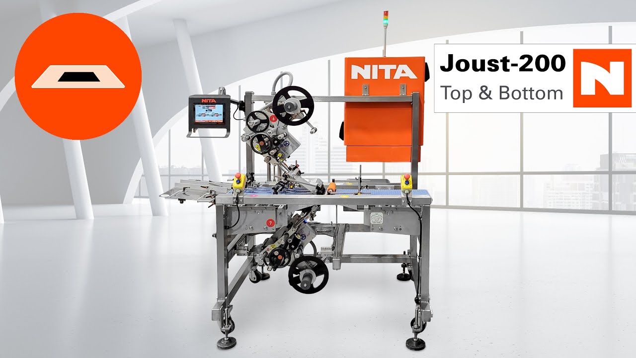 Top & Bottom Label Applications On Flat Bags - YouTube