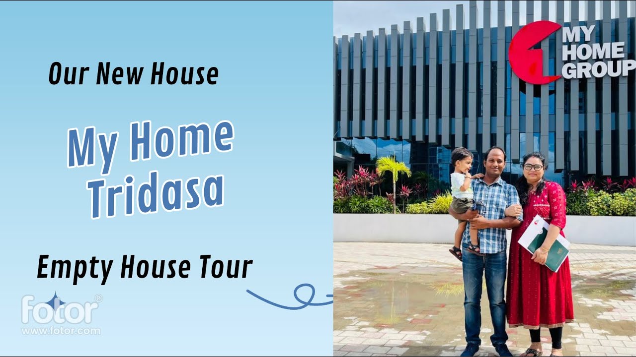 My Home Tridasa | Tellapur | 3 BHK | Our New Home | Empty House Tour ...