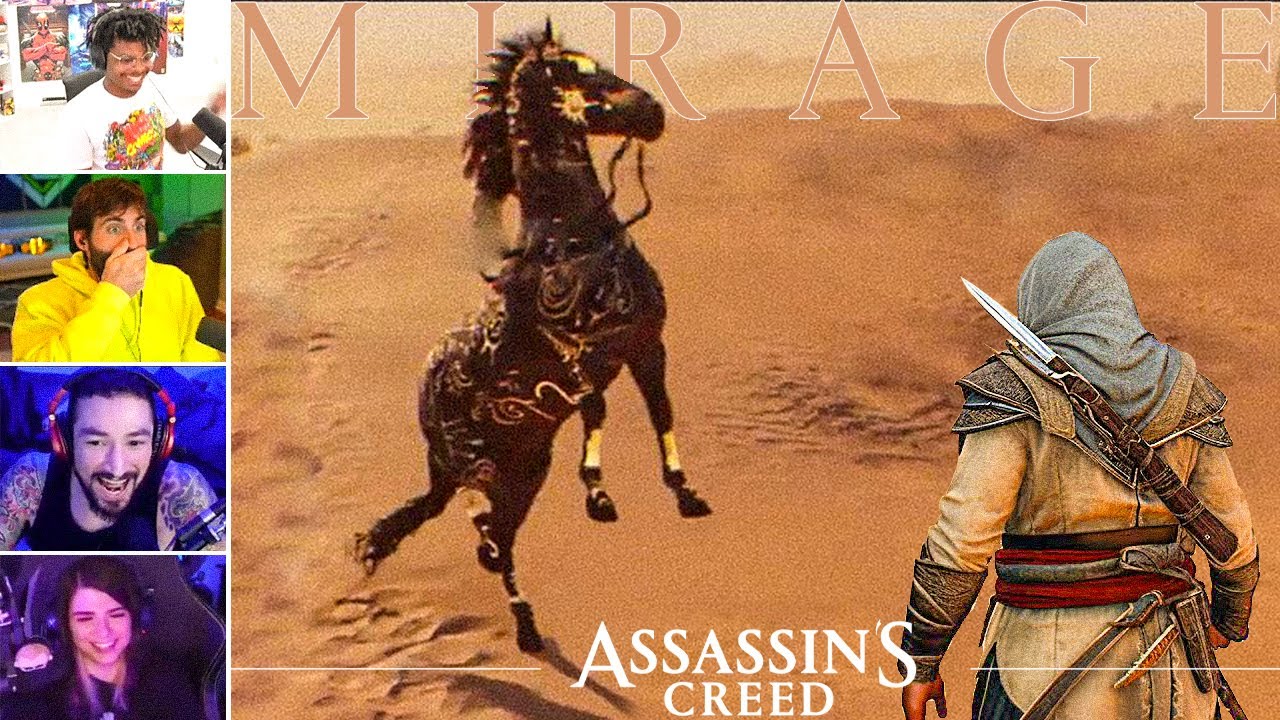 Streamer React to Assassin's Creed Mirage, Funny Moments/Glitches ...