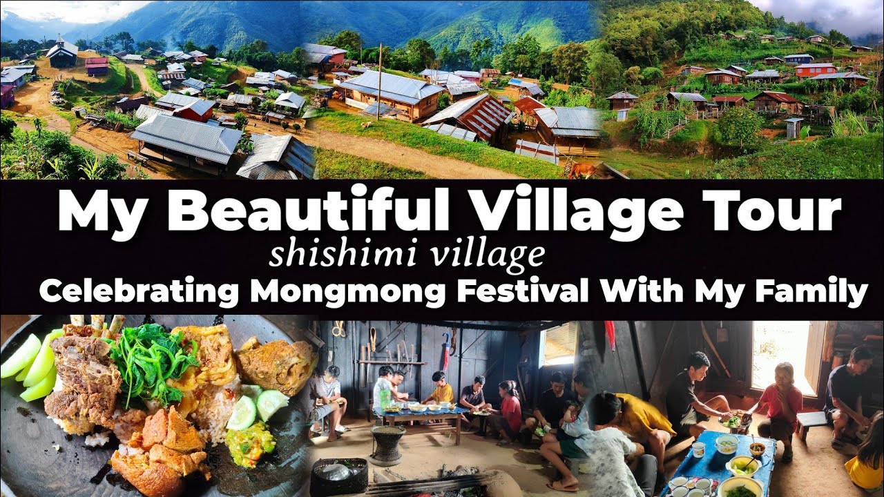 My Village Tour ....And My Family Celebrating Mongmong Festival - YouTube