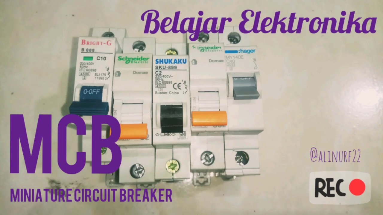 Mengetahui Arti kode pada MCB, Menentukan Pengguna MCB - YouTube