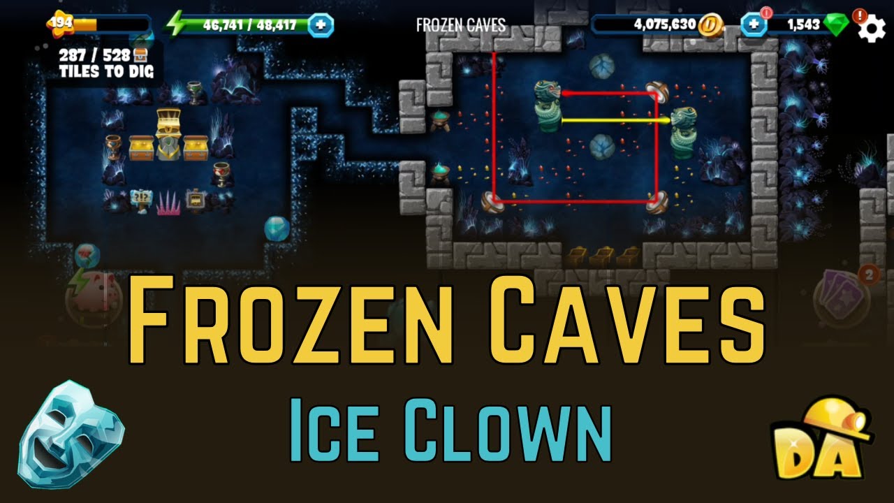 Frozen Caves - #1 Ice Clown Remastered - Diggy's Adventure - YouTube