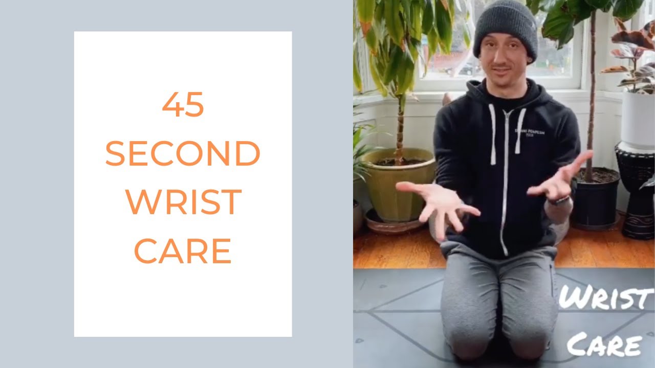 45 SECOND QUICK WRIST RELEASE | WRIST STRETCHES | DANNI POMPLUN YOGA ...