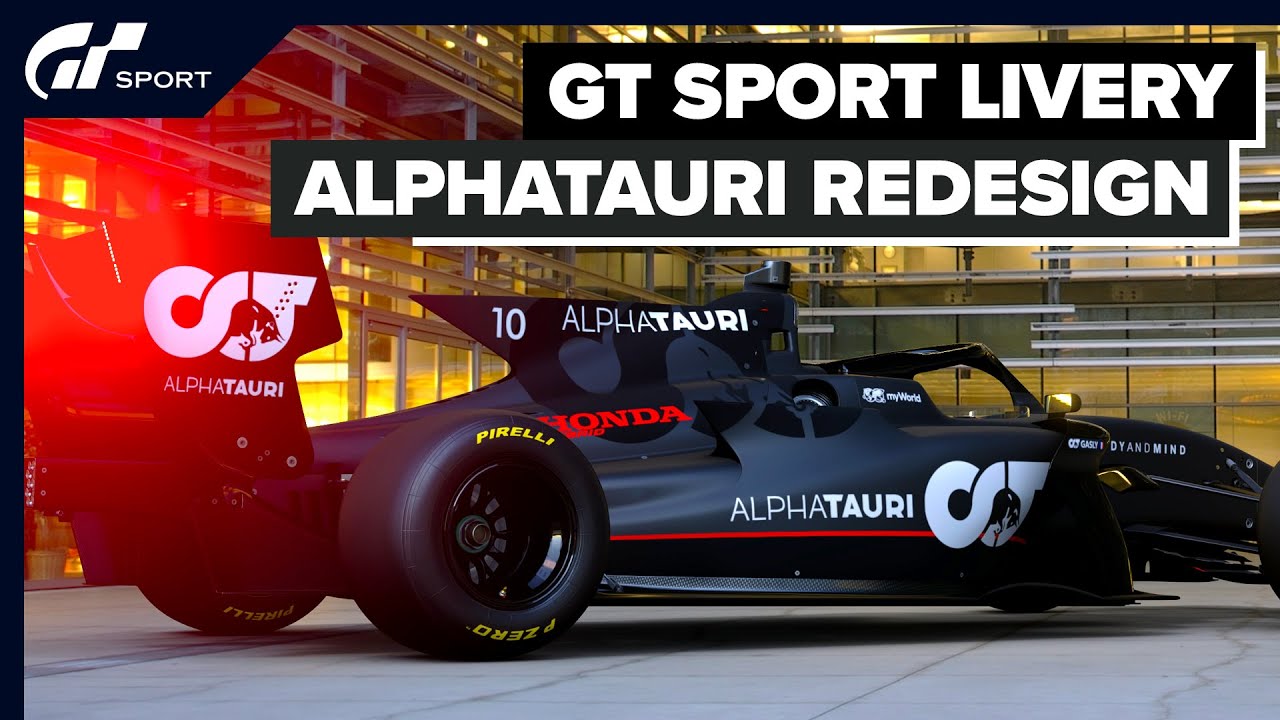 2020 Alpha Tauri - GT SPORT LIVERY REDESIGN - YouTube
