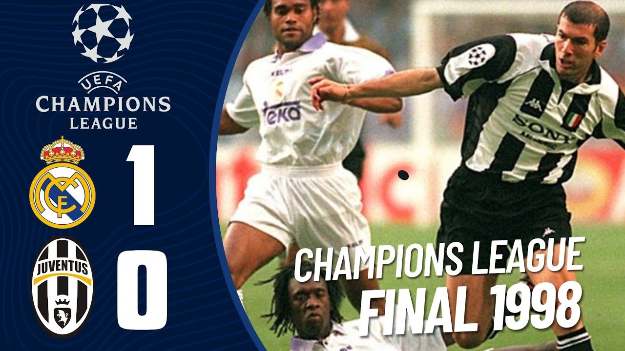 Real Madrid vs Juventus Champions League Final 1998 - YouTube