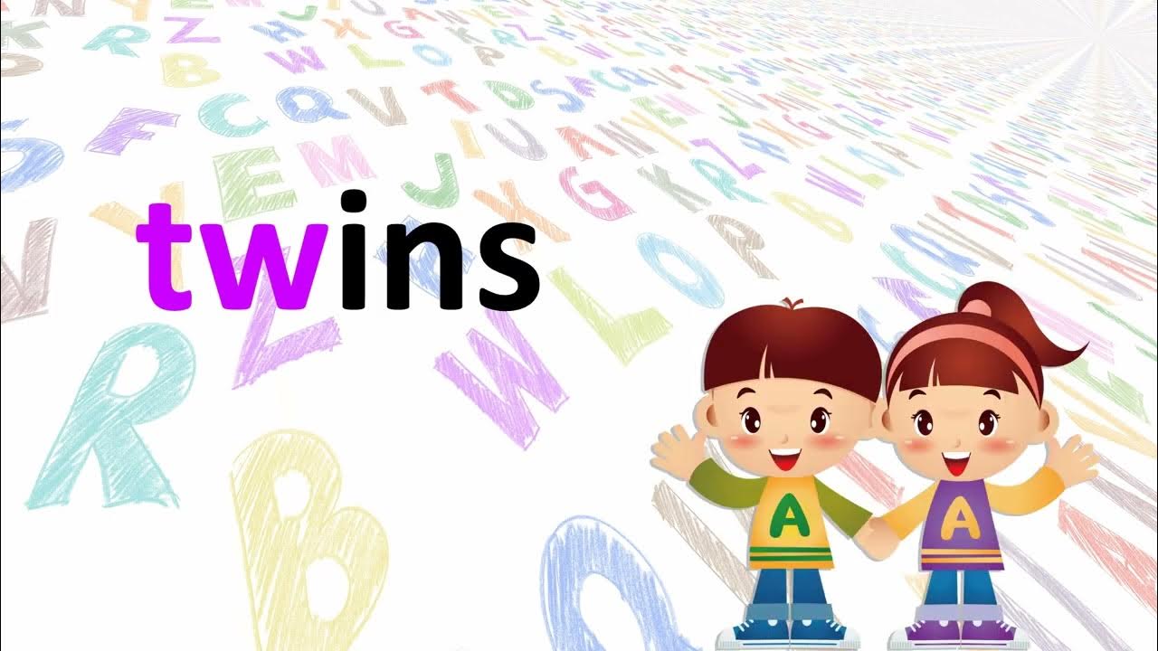 Phonics 'TW - words' - YouTube