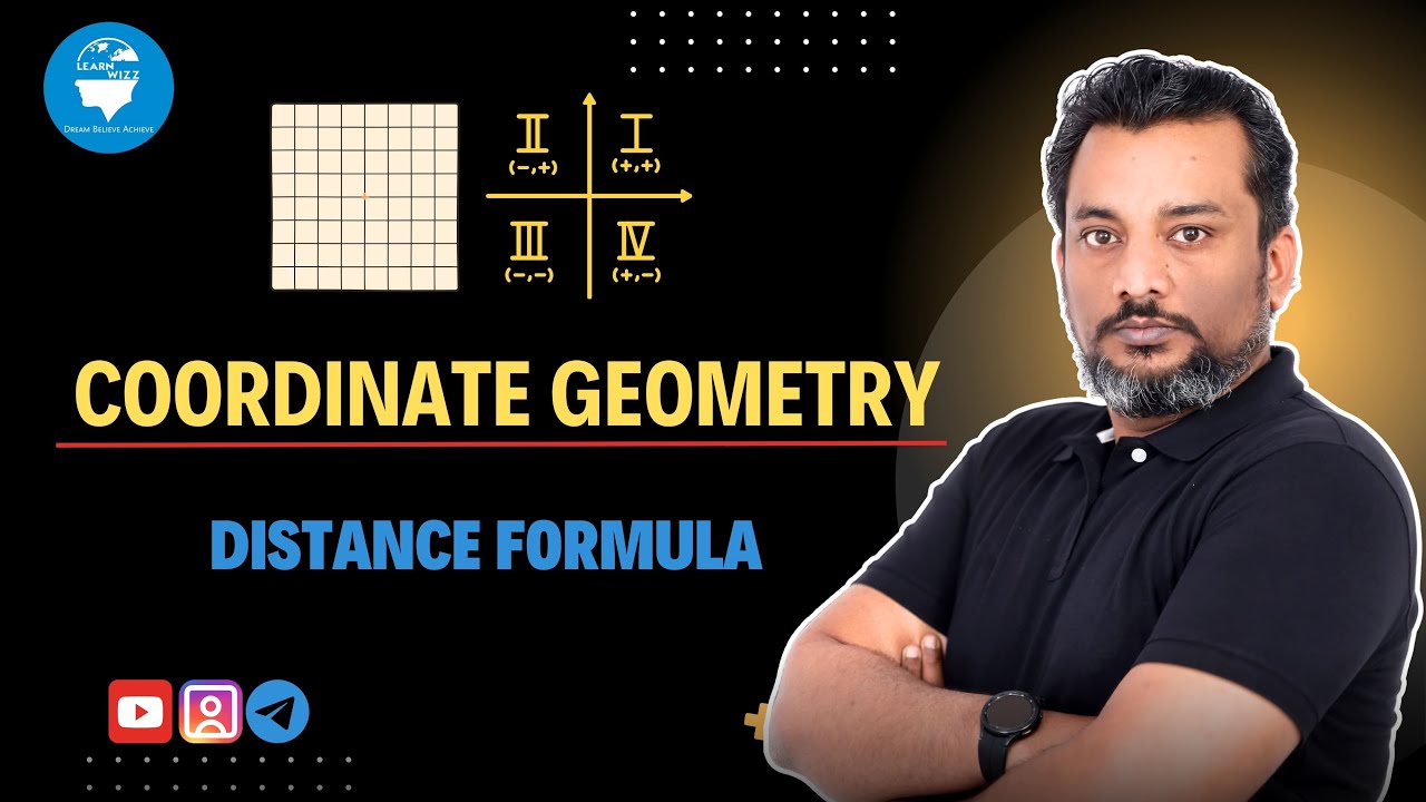Coordinate Geometry Part 1 - Distance formula - CBSE, ICSE and Start ...