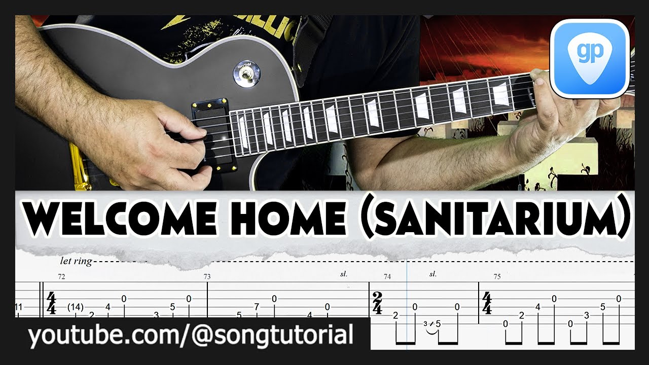 Metallica | Welcome Home Sanitarium | TAB | Guitar Cover | Lesson - YouTube