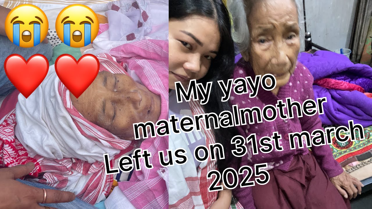 ||My maternal mother left us on 31st march 2025||her last rites please ...
