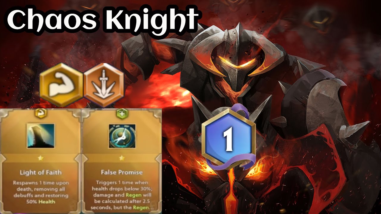DOTA2 AUTO GLADIATORS - Chaos Knight (Health + Crit + Attack) Ep 01 ...