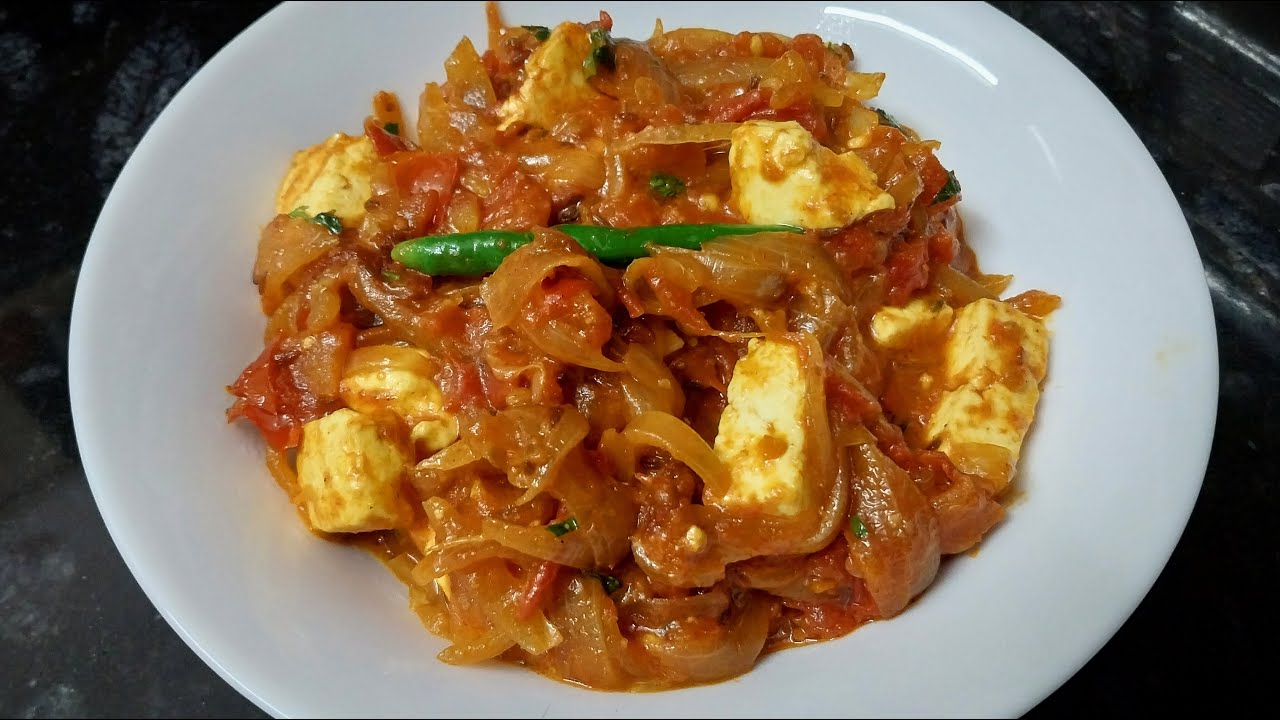 Pyaz Tamatar Paneer ki Sabji | Quick Sabji Recipe | Sandhu's Kitchen YT ...