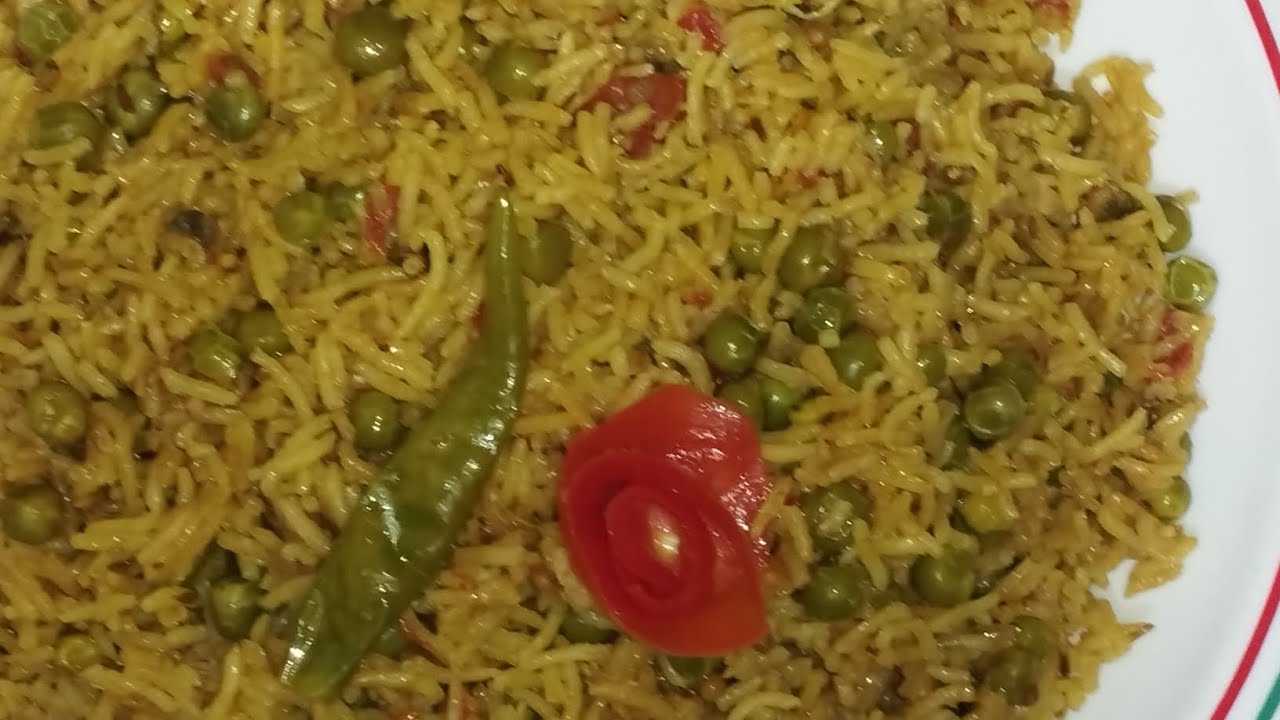 Mutter pulao || delicious mutter pulao recipe - YouTube