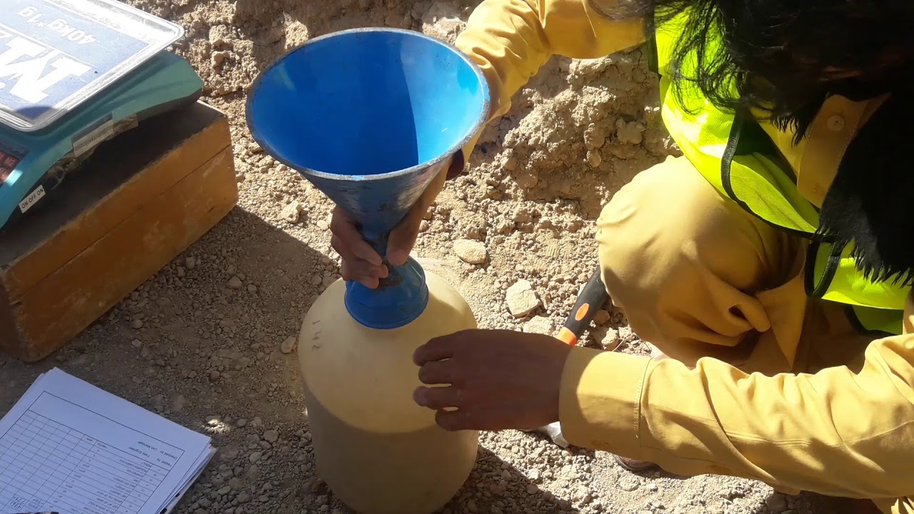 Field Density Test(FDT)`s Procedure (تیست کثافت ساحوی ) - YouTube