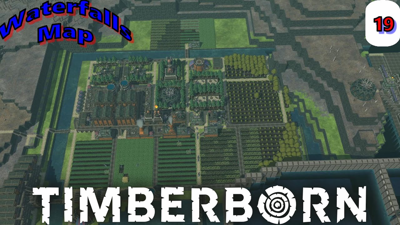 Timberborn / Hard Mode / Waterfalls Map / 19 - YouTube