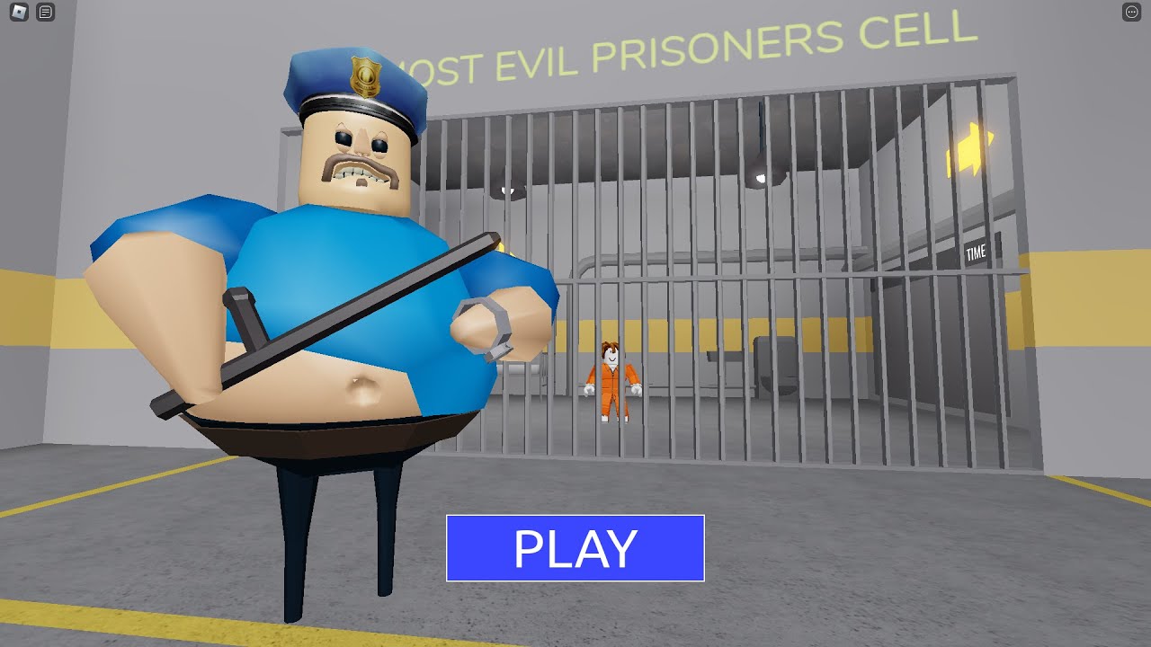 Playing Barrys Prison Run On Hard Mode Youtube