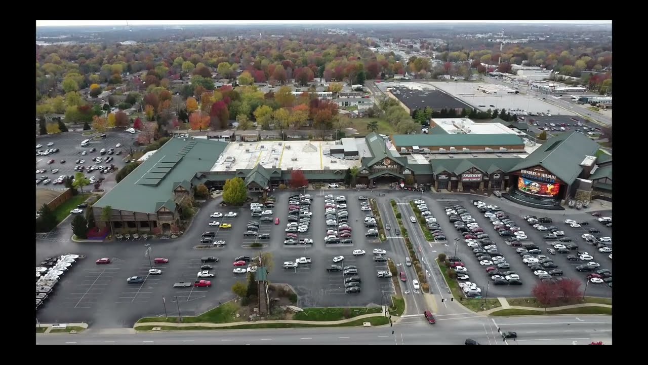 Drone Flight Over Center City Springfield, Missouri | Aerial Views ...