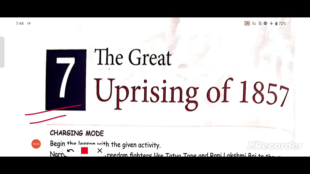 ICSE Class 8 History chapter 7 The Great Uprising of 1857 - YouTube