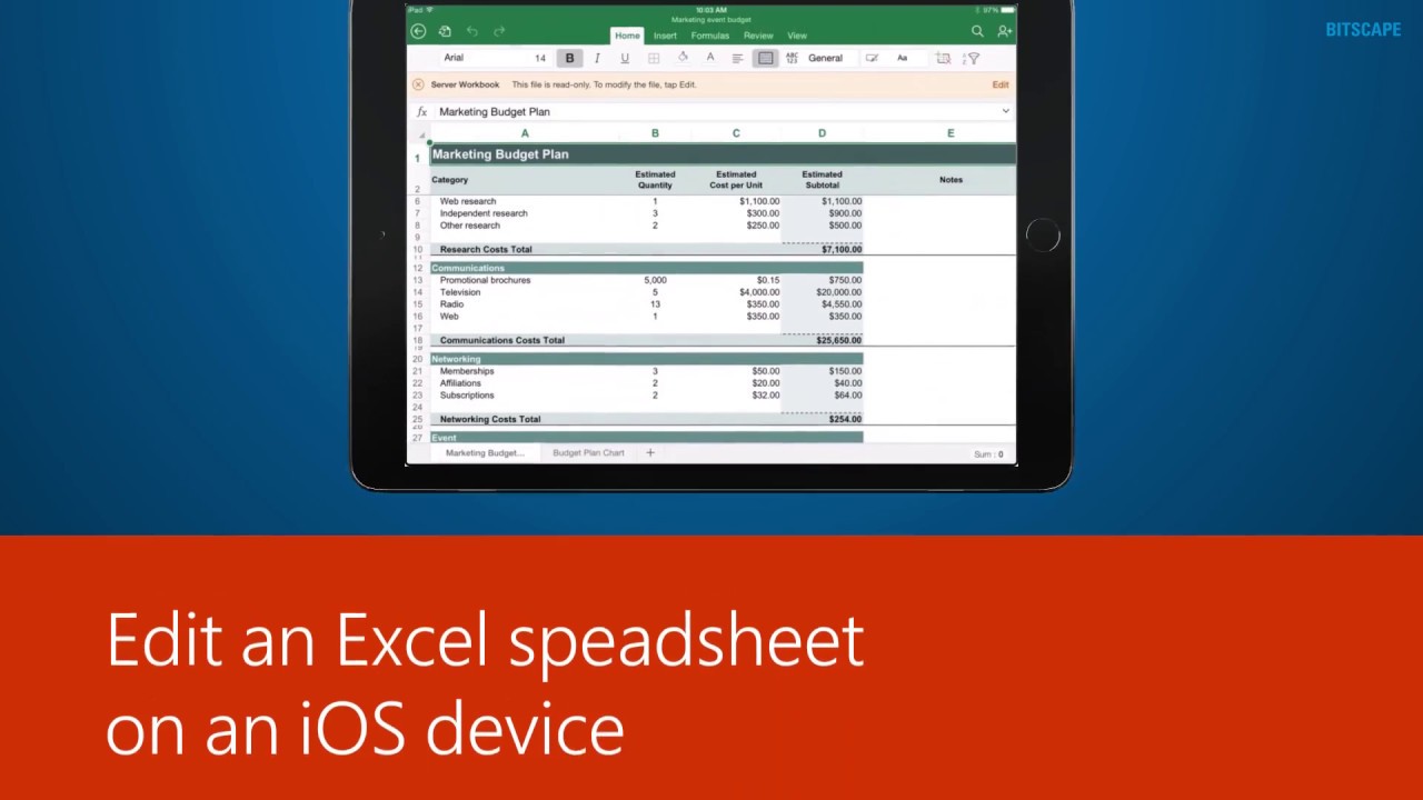 Edit An Excel Spreadsheet On An IOS Device YouTube Edit An Excel Spreadsheet On An IOS Device YouTube