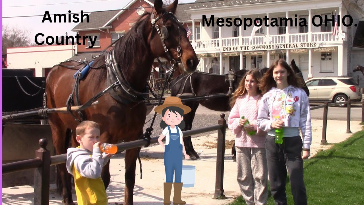 We are in AMISH COUNTRY!! Mesopotamia Ohio. - YouTube