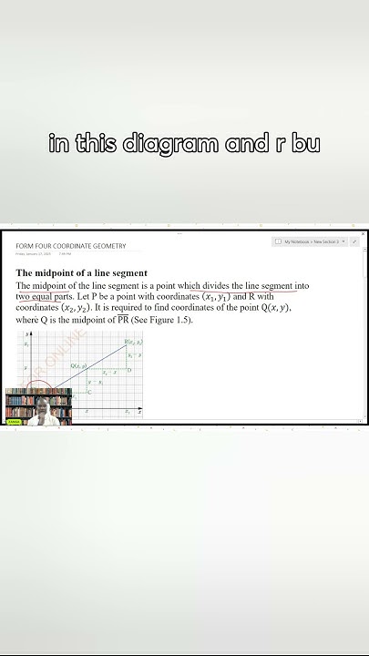 MID POINT OF A LINE SEGMENT - YouTube
