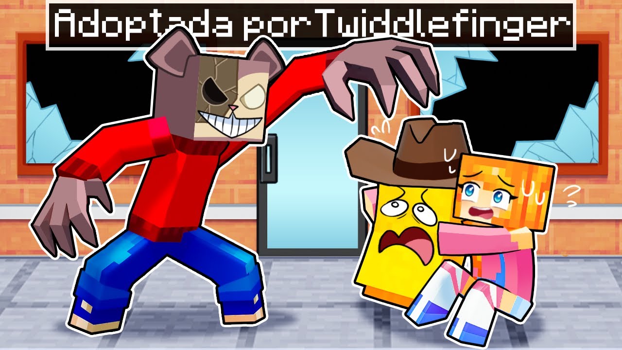 ¡Adoptada por TWIDDLEFINGER en Minecraft! - YouTube