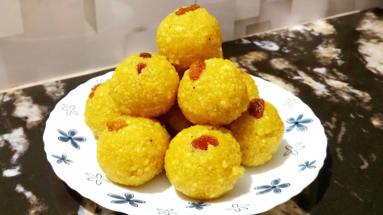 Laddu/Soft and Easy laddu recipe in Malayalam - YouTube