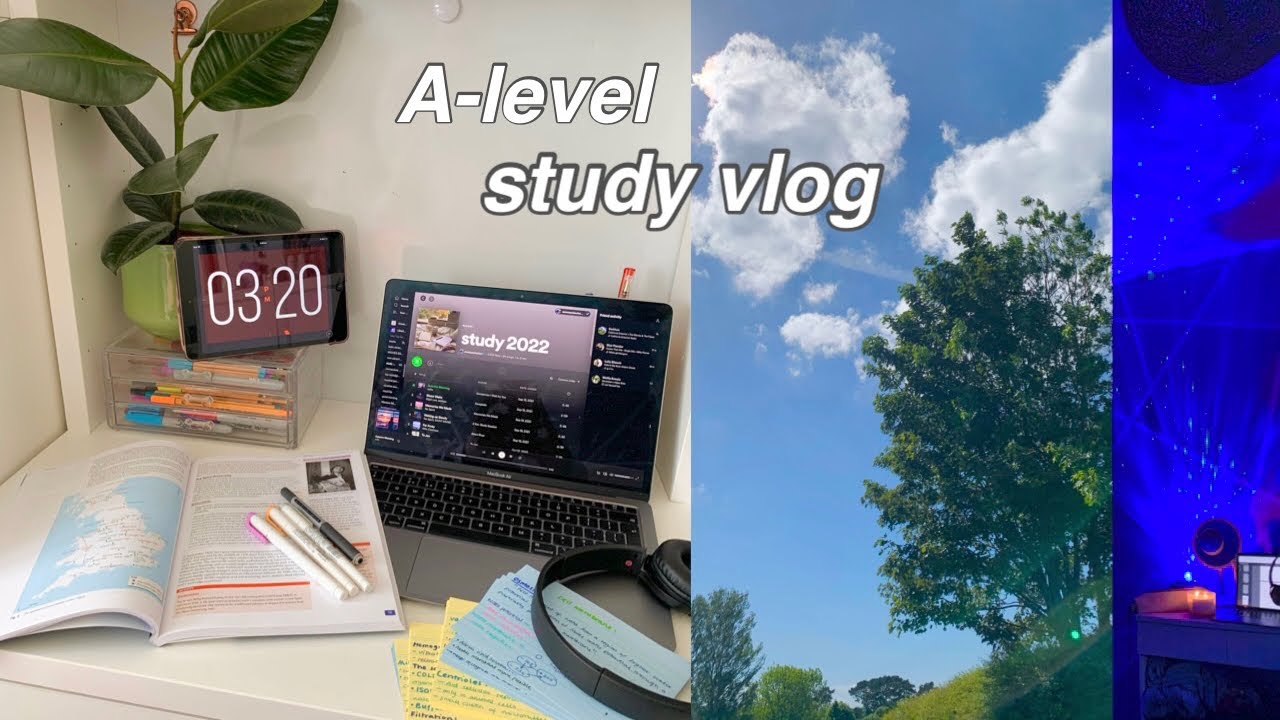 A-level STUDY VLOG - YouTube