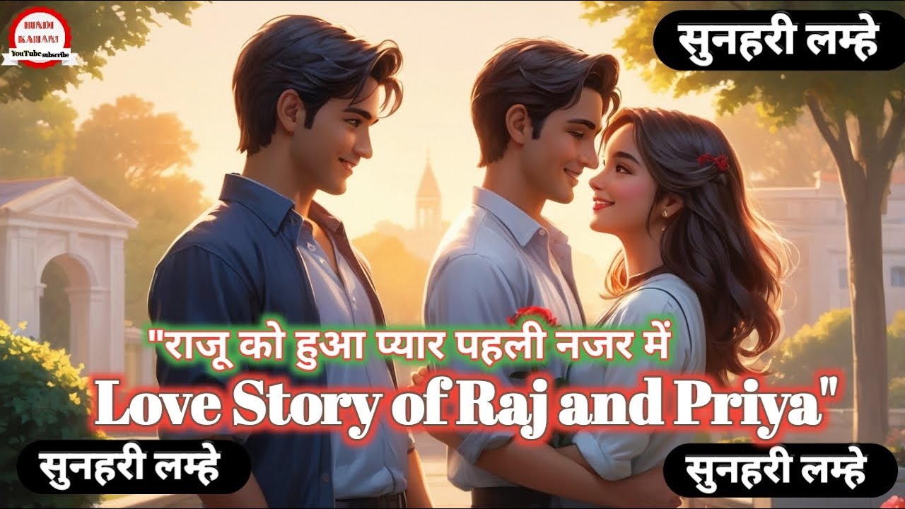 "राजू को हुआ प्यार पहली नजर में | Love Story of Raj and Priya" | हिन्दी ...