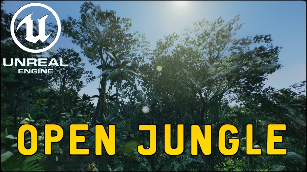 Unreal Engine 4 - Open Jungle Demo FX-9590 R9 280 - YouTube