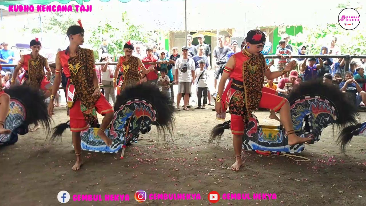 JATHILAN KUDHO KENCANA TAJI babak 2 Tarian || Live Rajek Wetan Tirtoadi ...