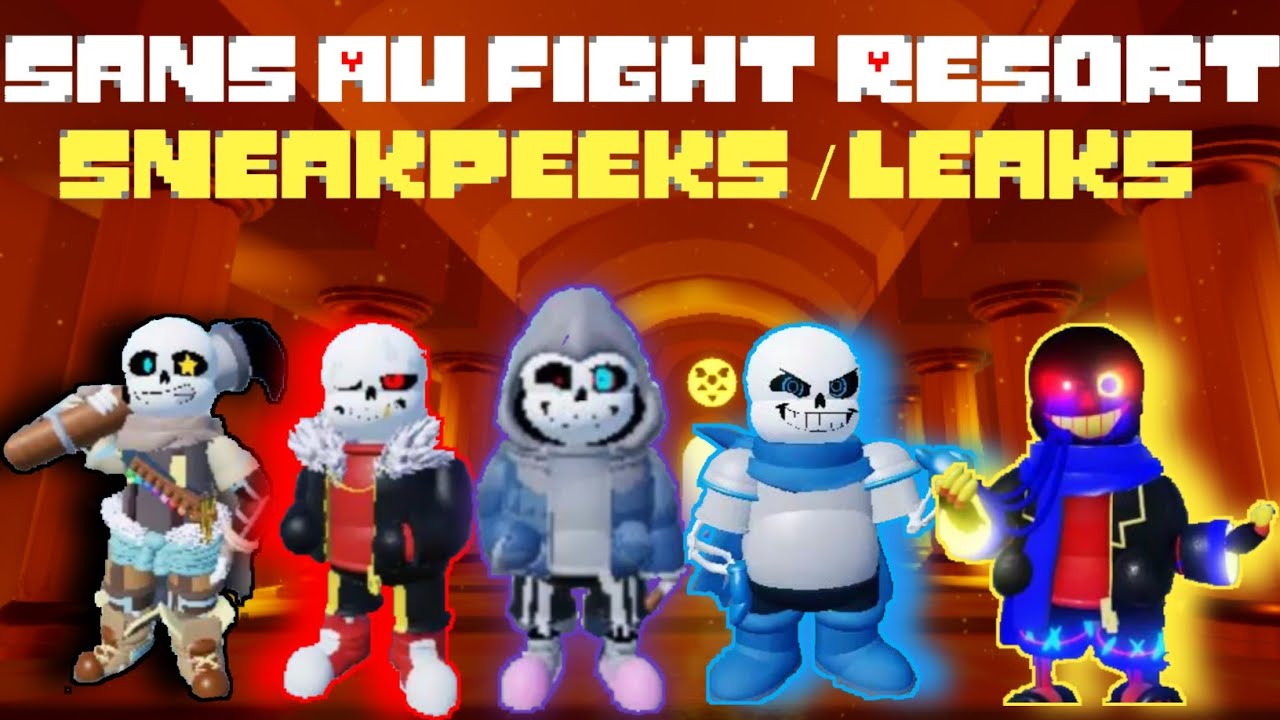 Undertale Sans Au Fight Resort | Sneakpeeks / Leaks | Roblox - YouTube