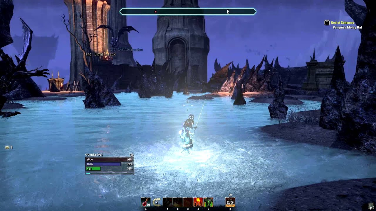 Elder Scrolls Online - Molag Bal fight. - YouTube