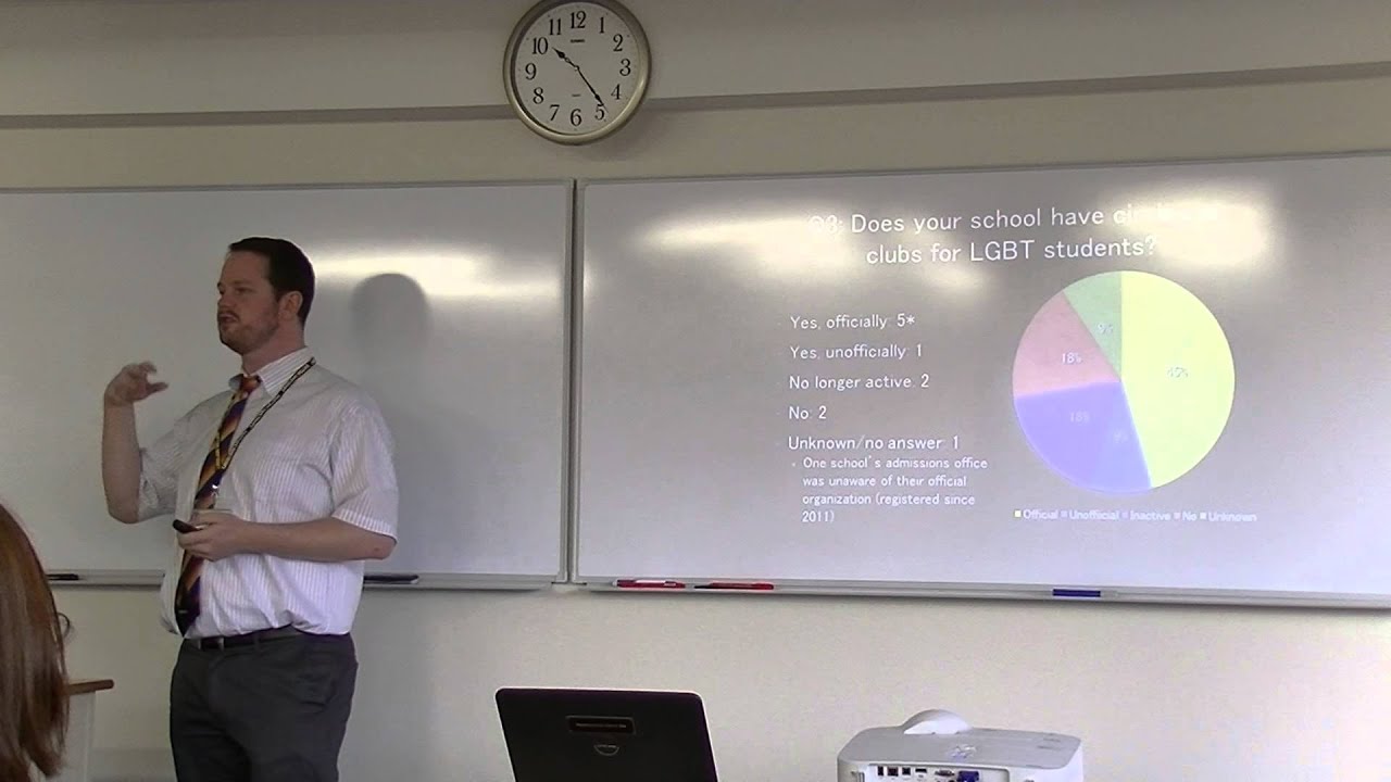 Carl Gabrielson "LGBT Support in Japanese Higher Education" - YouTube