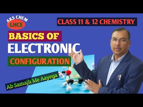 #Basics Of Electronic Configuration #Chemistry Class 11&12#Videos#Ab ...