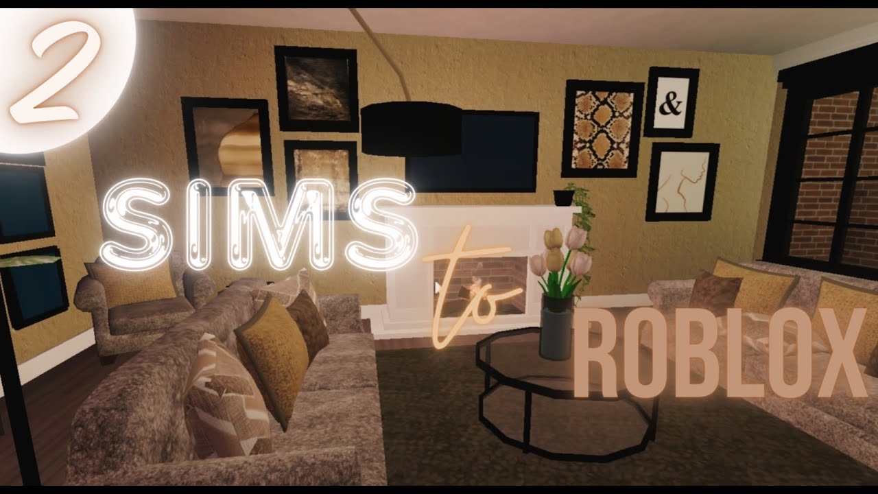 Sims to Roblox I Pt2 interior Decorating part 1 - YouTube