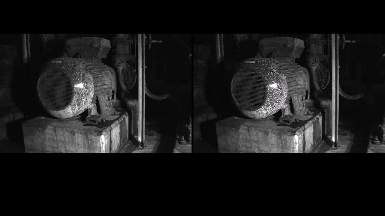 Side-by-side example of motor lacking proper base fixation - YouTube