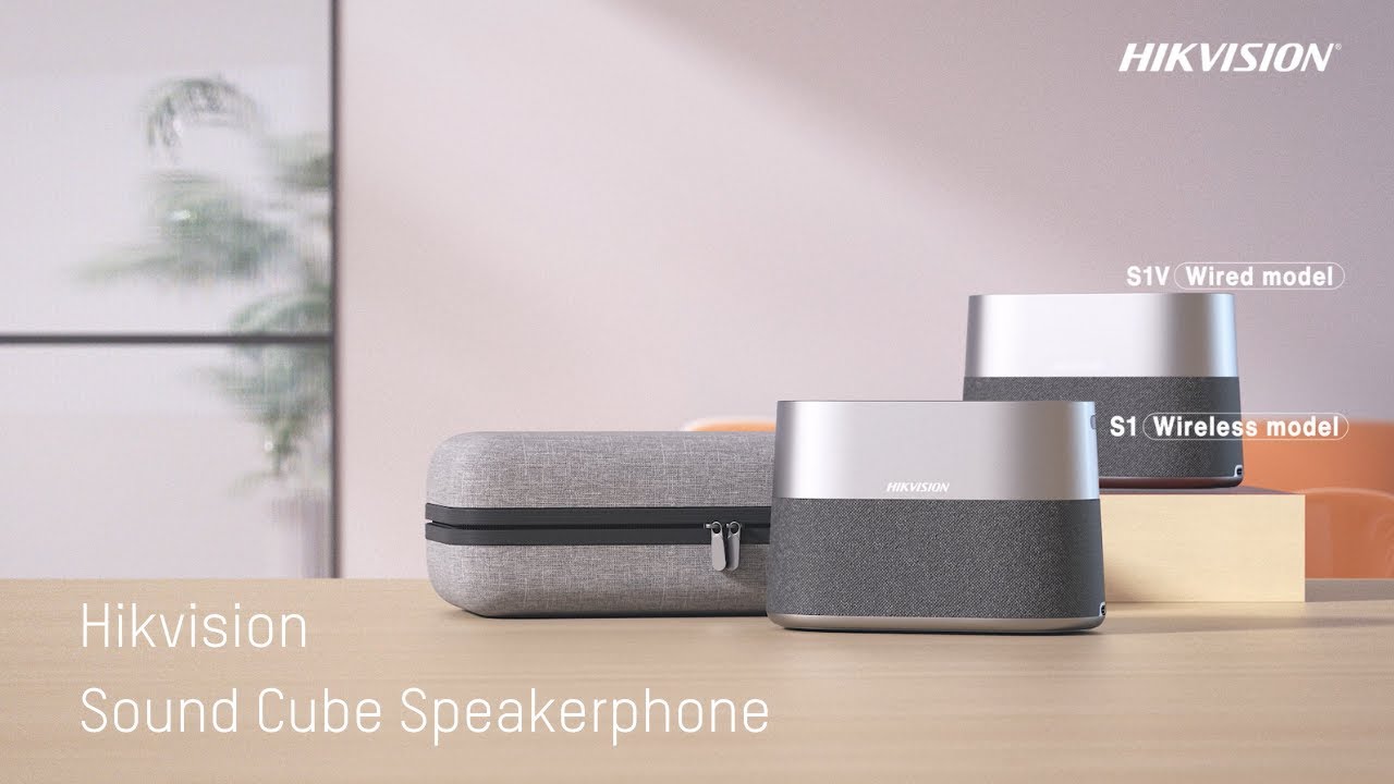 Meet Hikvision’s Sound Cube Speakerphone for Conference - YouTube