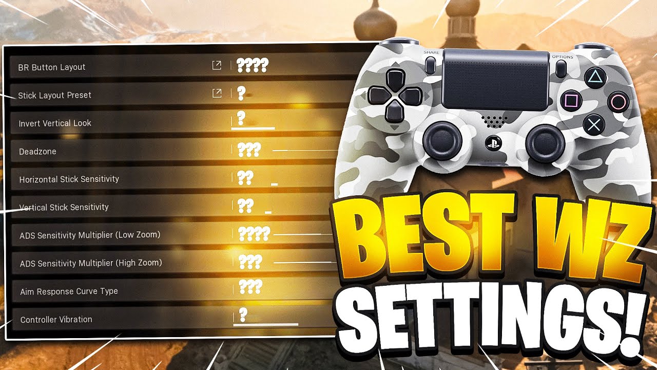 the *BEST* WARZONE Controller Settings in SEASON 4! (BEST DEADZONE ...