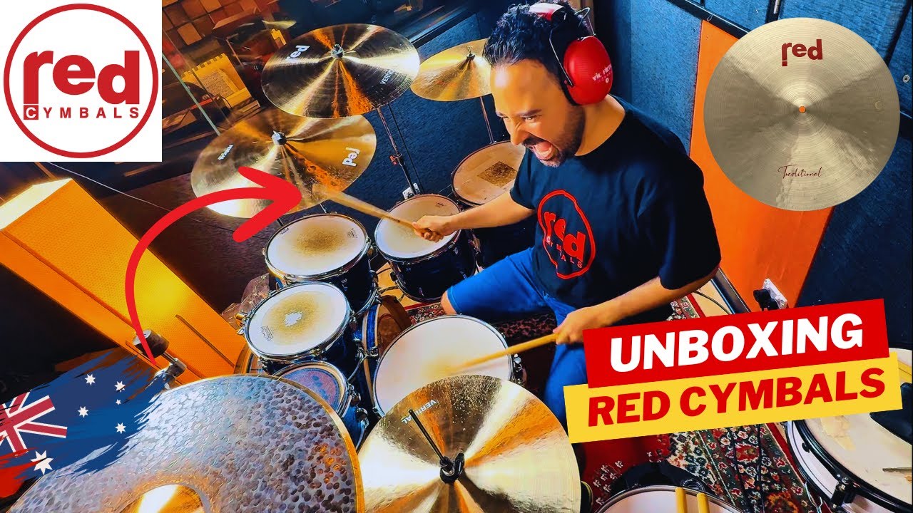 RED Cymbals Unboxing | Vertical Maestro and Traditional Dark Series ...