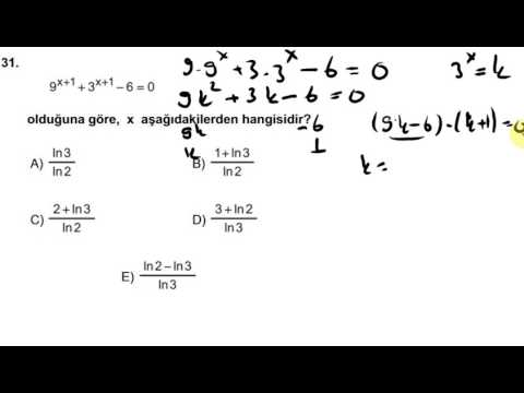 2013 LYS MATEMATİK SORU 31